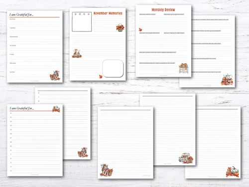 Free November Planning Printables Pack — Krafty Planner