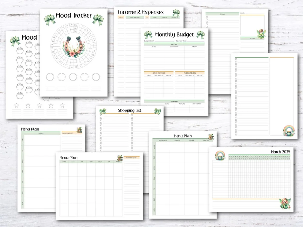 Free March 2025 Planner Printables! — Krafty Planner