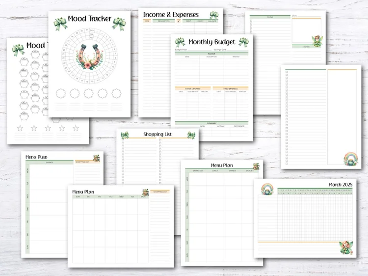 Free March 2025 Planner Printables! — Krafty Planner