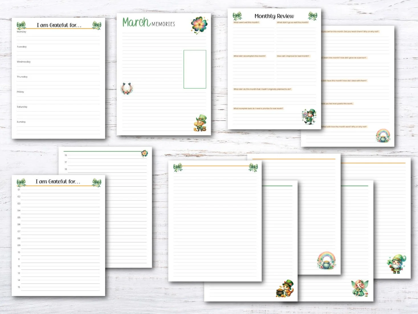 Free March 2025 Planner Printables! — Krafty Planner