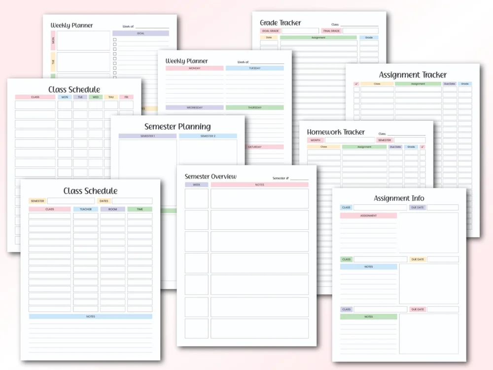 5 Minute Organization Hacks For Students — Krafty Planner
