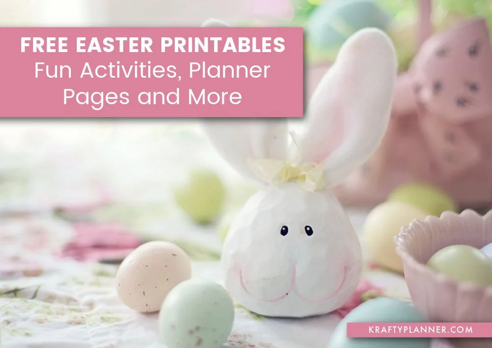 Free Easter Printables and Fun Activities, — Krafty Planner