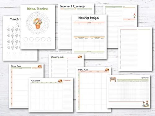 Your Free Printable April 2025 Planners — Krafty Planner