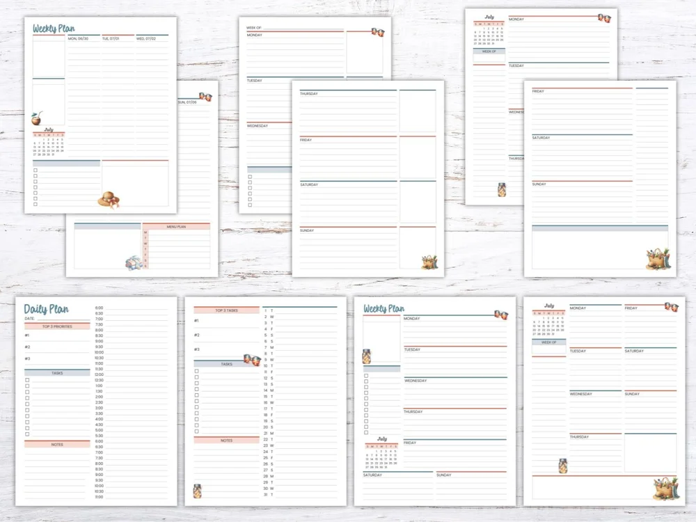 Plan July: Laid-Back, Cozy Summer Vibes — Krafty Planner