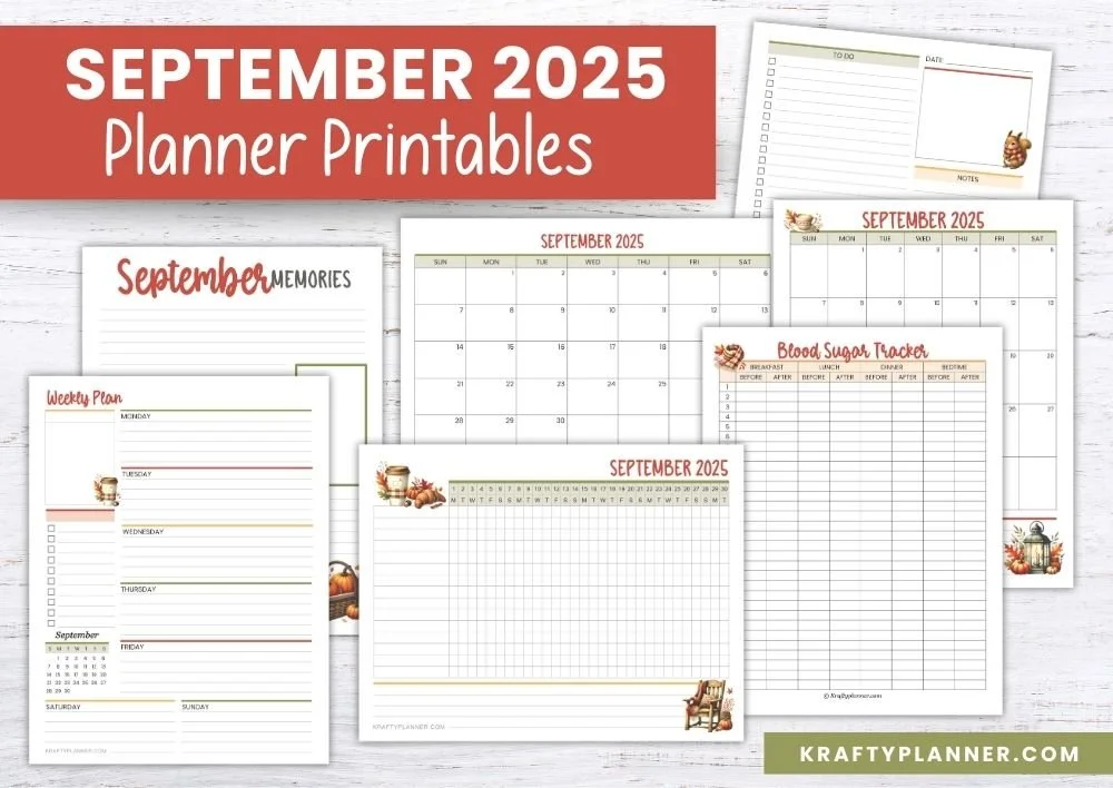 Get Cozy with the Free September Planners — Krafty Planner