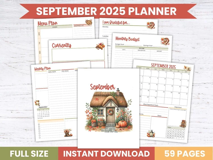Get Cozy with the Free September Planners — Krafty Planner