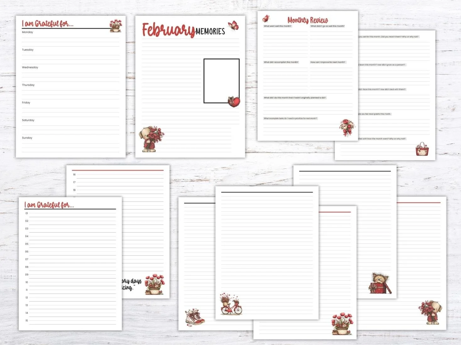 Free February 2026 Planner Pages to Help You Plan with Ease — Krafty ...