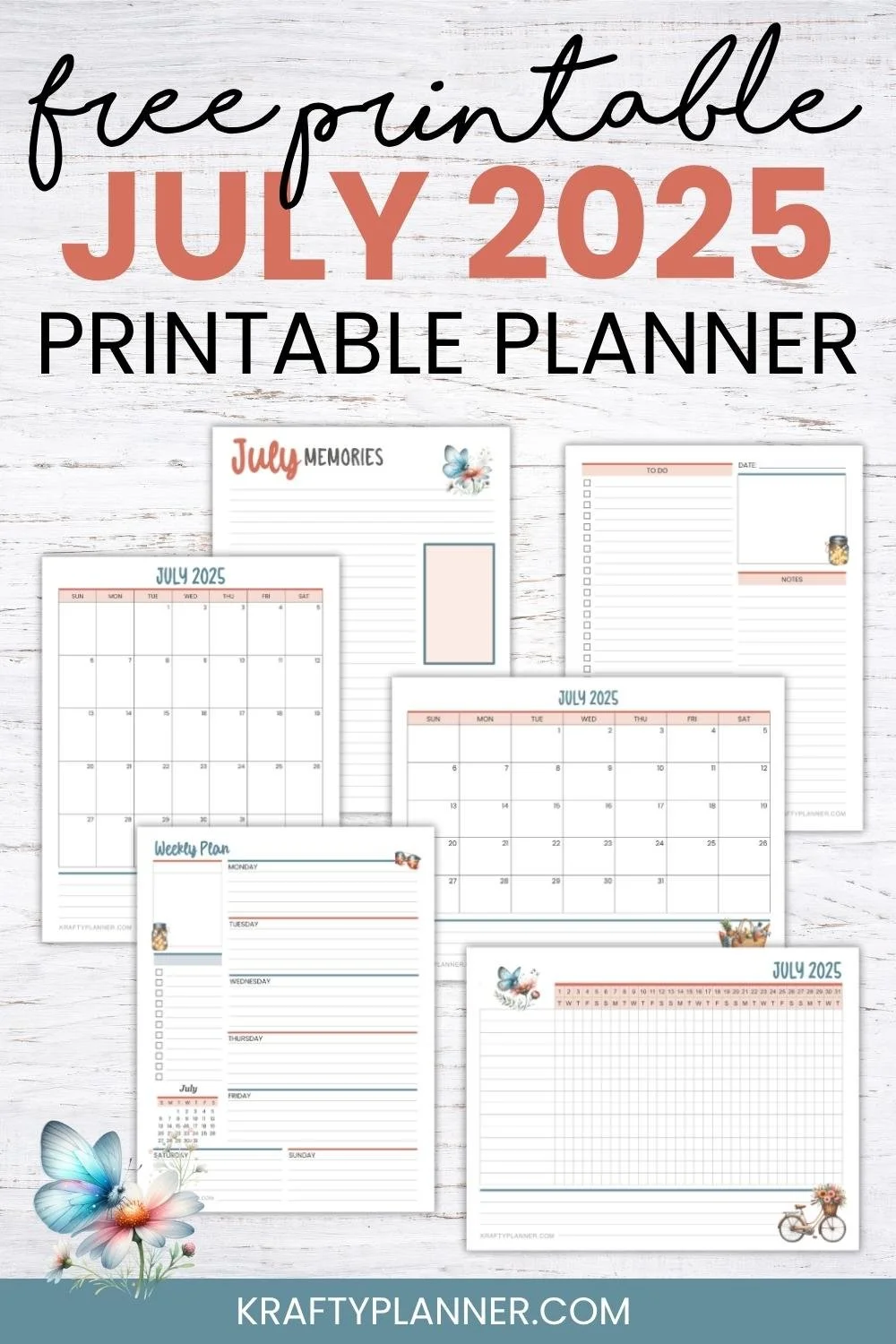 Plan July: Laid-Back, Cozy Summer Vibes — Krafty Planner