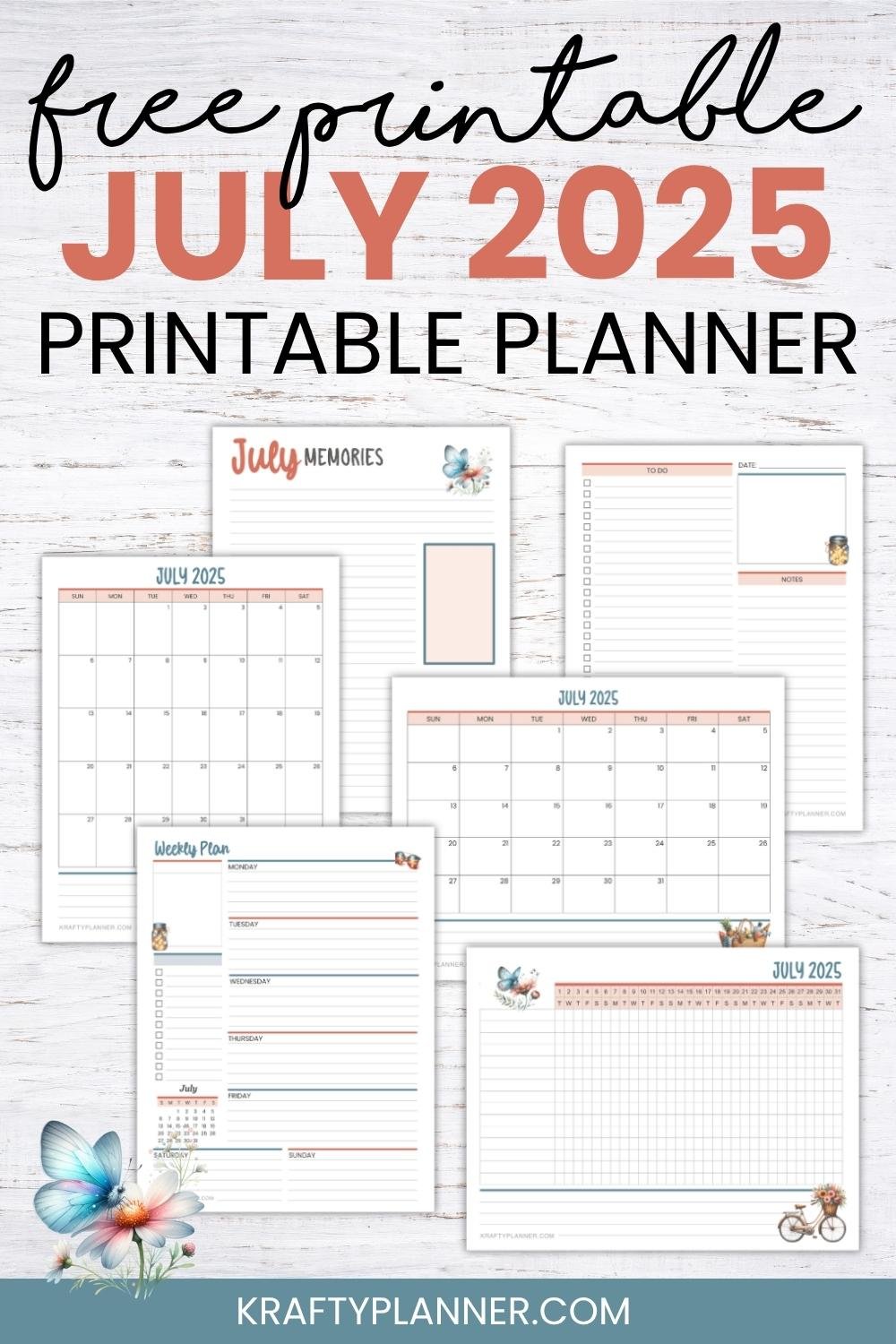 Plan July: Laid-Back, Cozy Summer Vibes — Krafty Planner