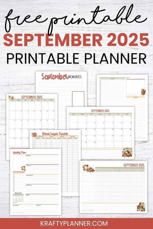 Get Cozy with the Free September Planners — Krafty Planner