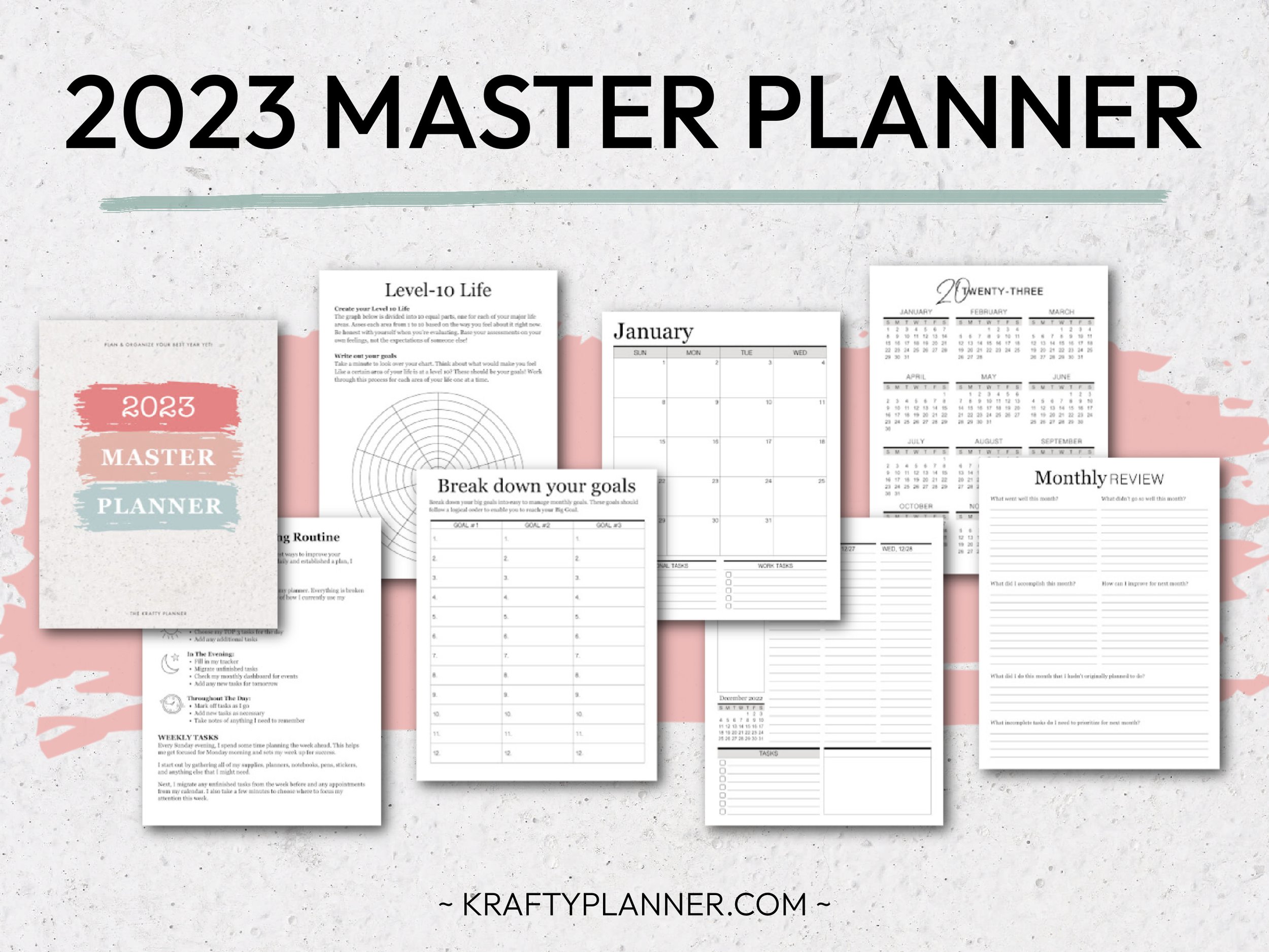 Why You Need the All New 2023 Master Planner — Krafty Planner