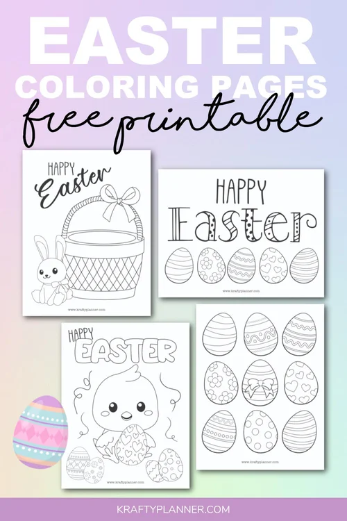 Egg-cellent Easter Coloring Sheets: Free Printables for Holiday Cheer ...