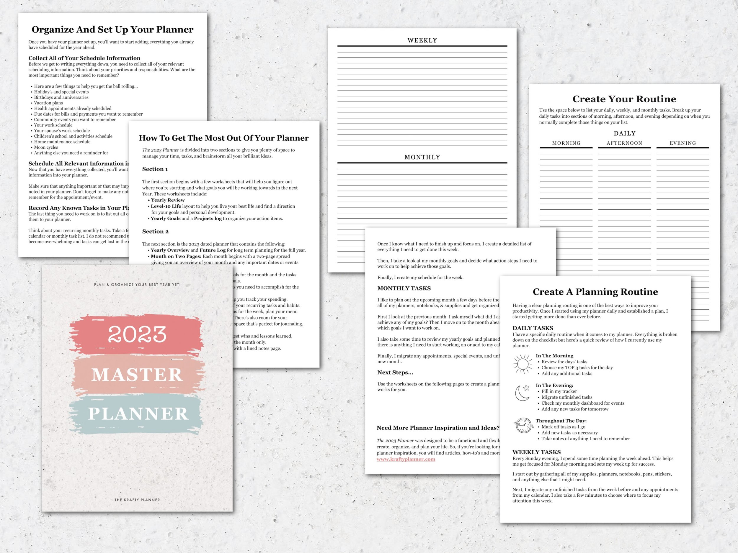 Why You Need the All New 2023 Master Planner — Krafty Planner