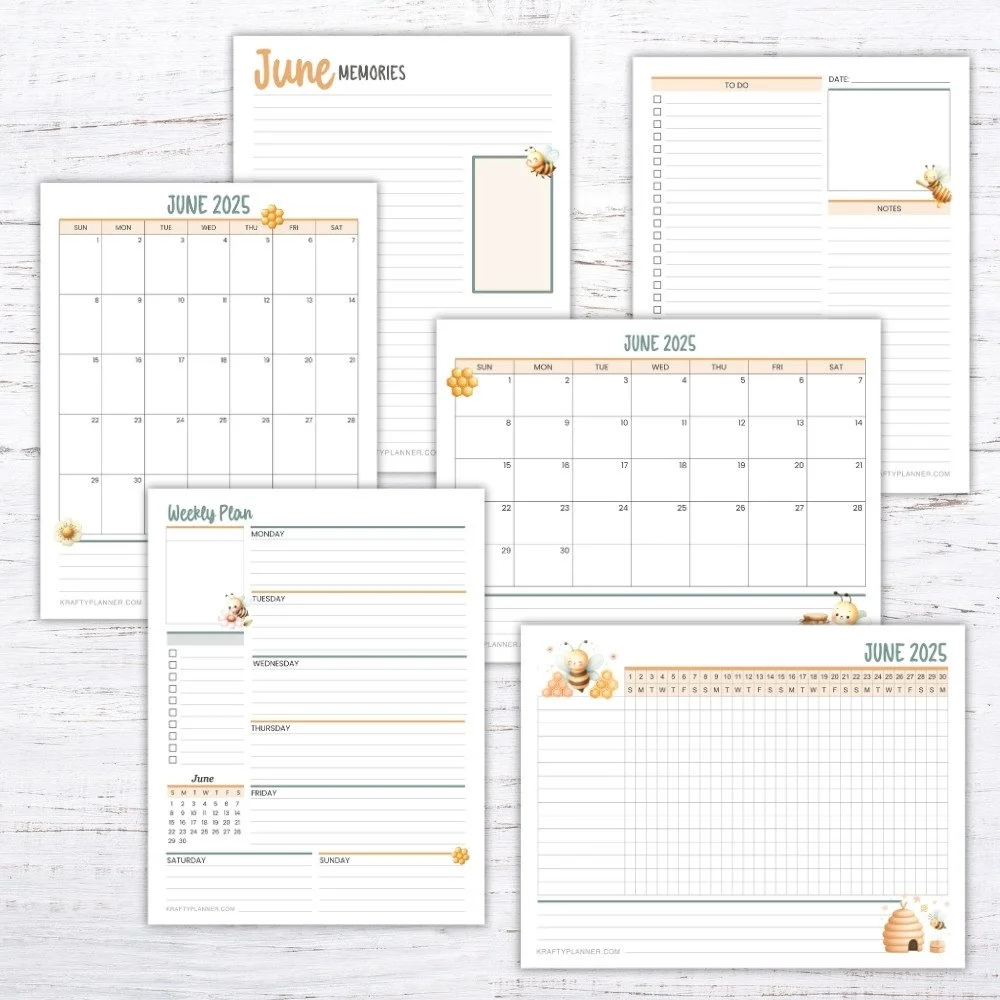 Sweeten the Month with the June '25 Planner — Krafty Planner