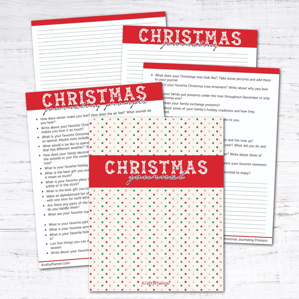 Christmas Journaling: 31 Prompts for the Holiday Season — Krafty Planner
