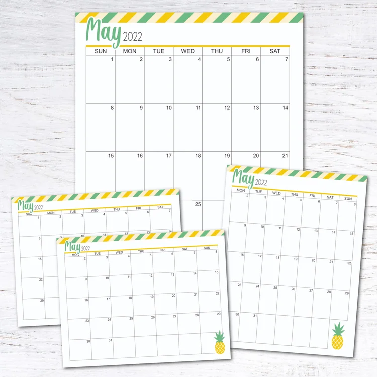 Free Printable May 2022 Calendar — Krafty Planner