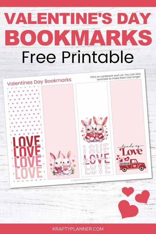 Share the Love of Reading: Free Printable Valentine's Day Bookmarks ...
