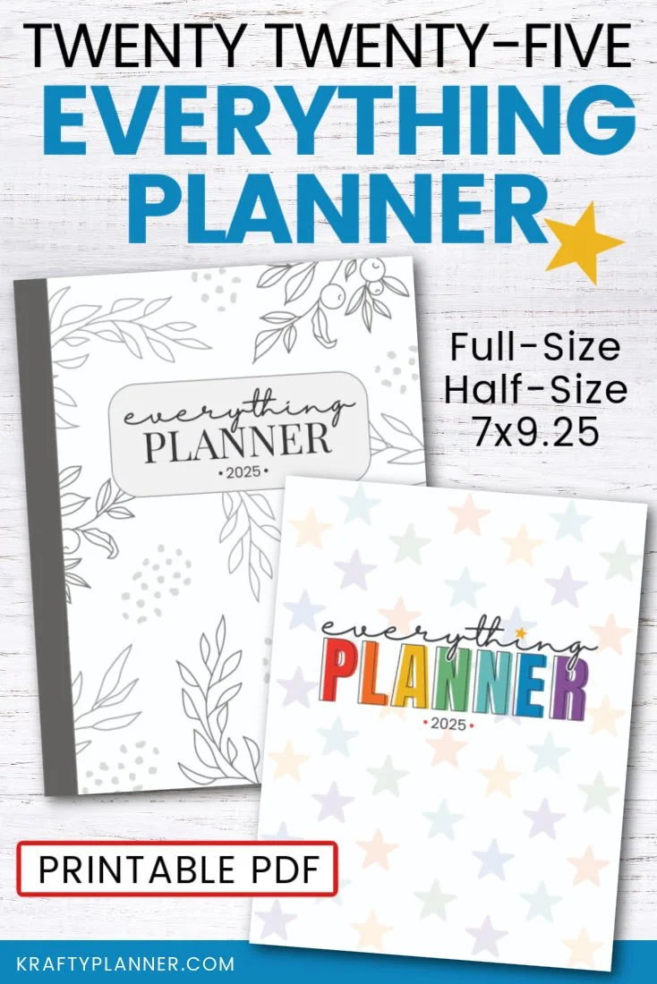Introducing the 2025 Everything Planner — Krafty Planner