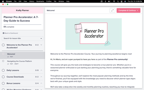 Planner Pro Accelerator: A 7 Day Guide to Success! — Krafty Planner