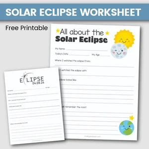 Free Printable DIY Solar Eclipse Model — Krafty Planner