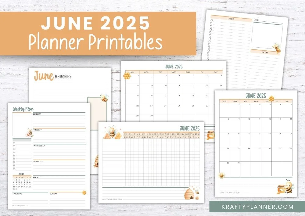 Sweeten the Month with the June '25 Planner — Krafty Planner