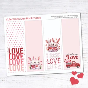 Share the Love of Reading: Free Printable Valentine's Day Bookmarks ...