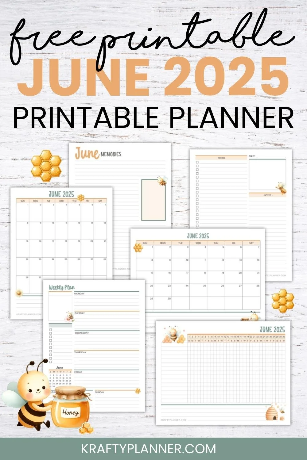 Sweeten the Month with the June '25 Planner — Krafty Planner