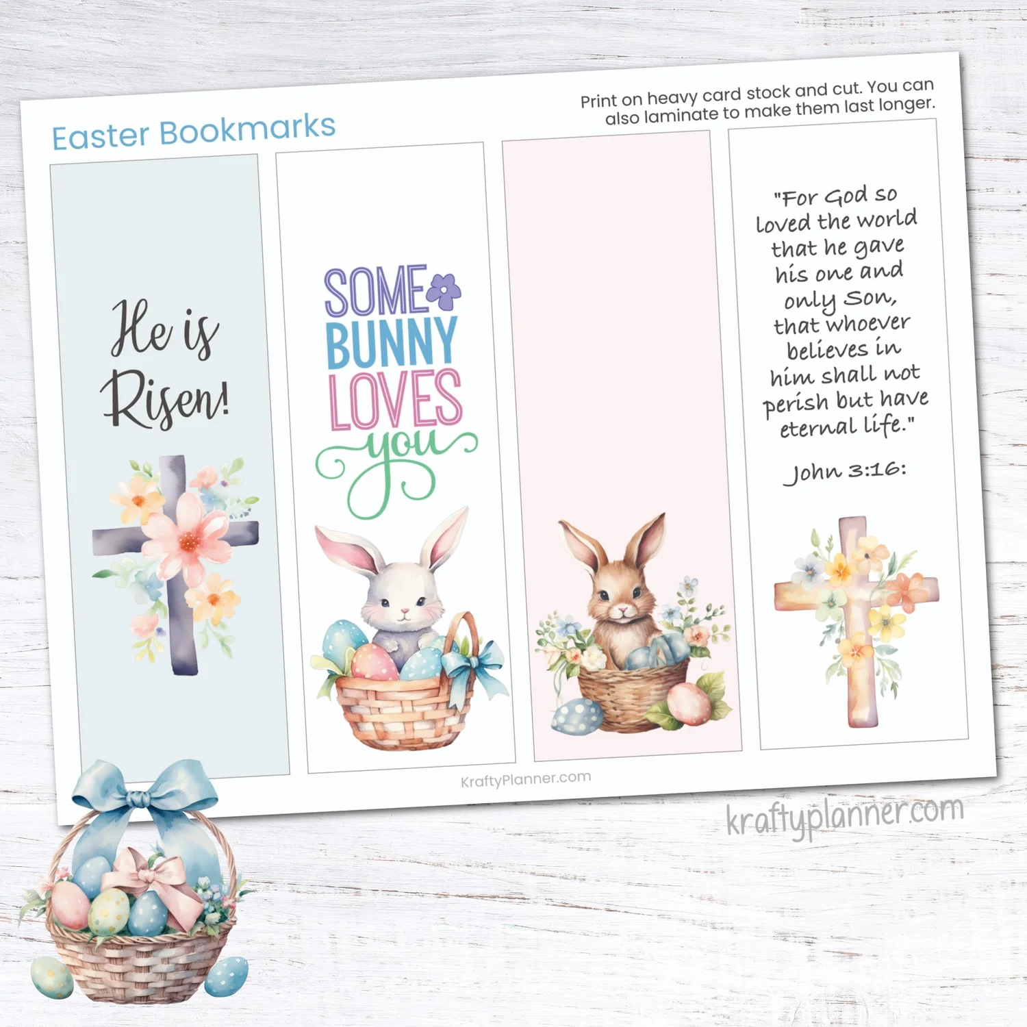Spring Into Reading: Download Your Free Printable Easter Bookmarks ...