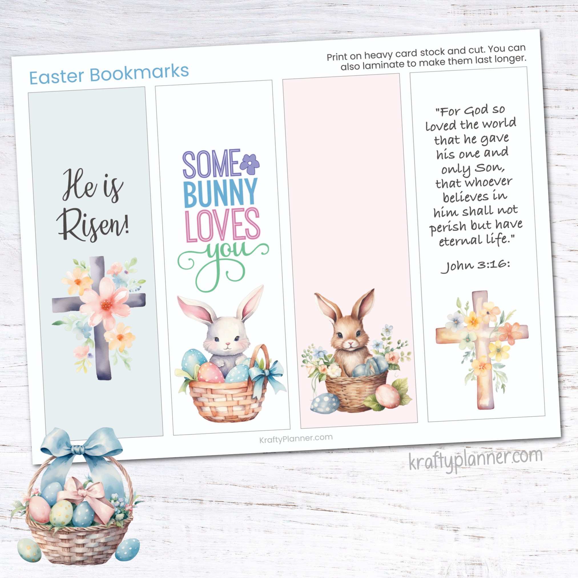 Spring Into Reading: Download Your Free Printable Easter Bookmarks ...