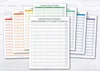 Free printable library book tracker — Krafty Planner