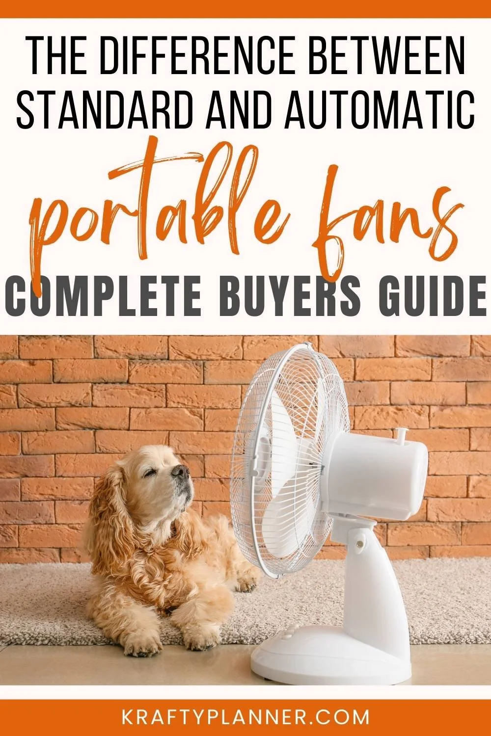Standard and Automatic Portable Fans — Krafty Planner