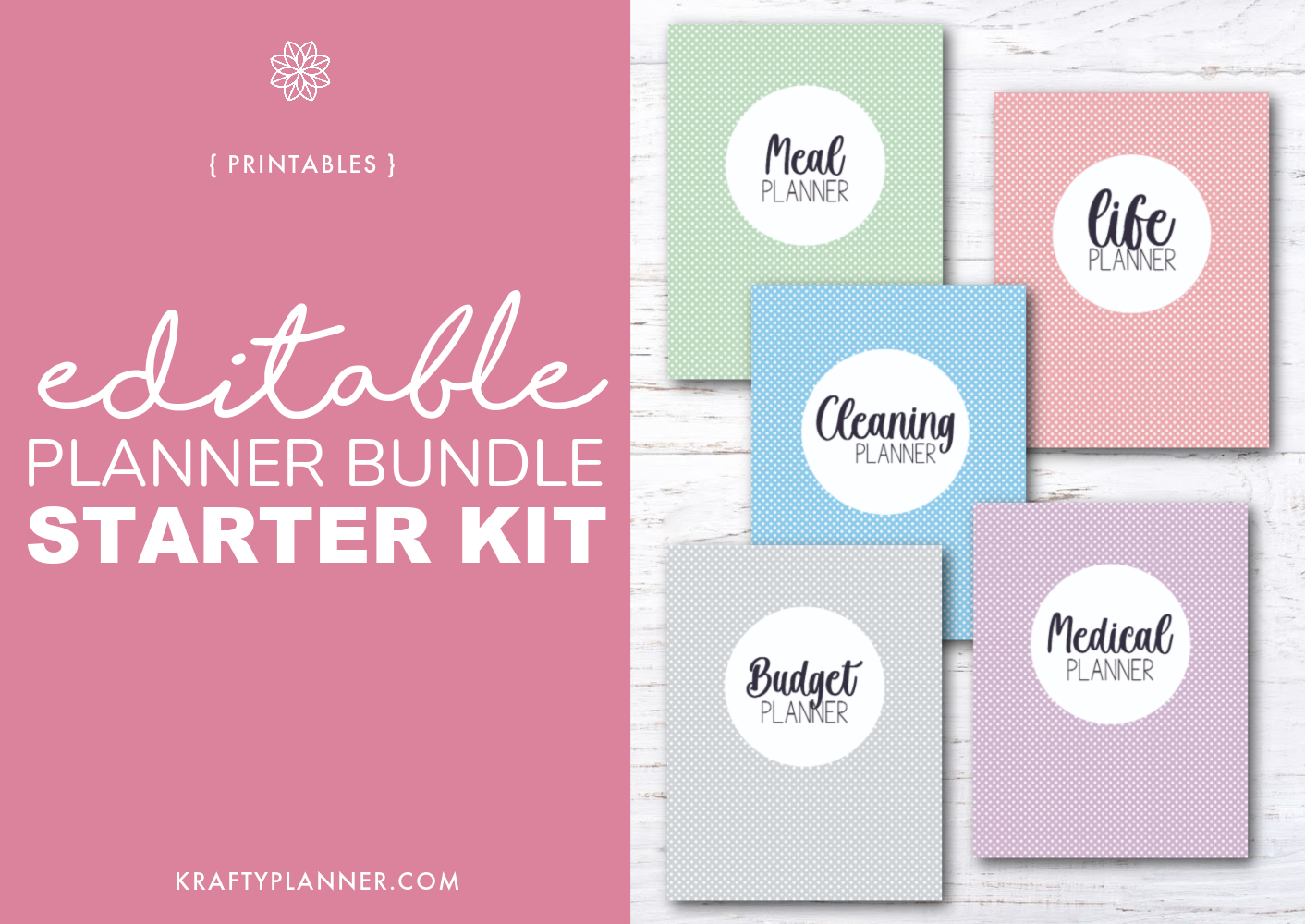 Introducing The New Editable Planner Bundle Starter Kit — Krafty Planner