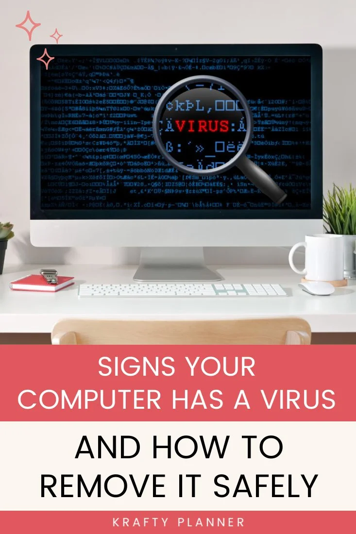How to Safely Remove a Computer Virus — Krafty Planner
