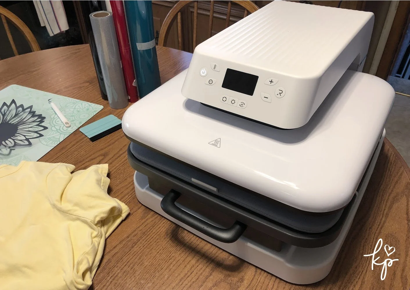 HTV-RONT Auto Heat Press Machine Review — Krafty Planner