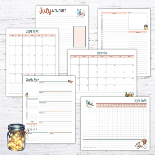 Plan July: Laid-Back, Cozy Summer Vibes — Krafty Planner