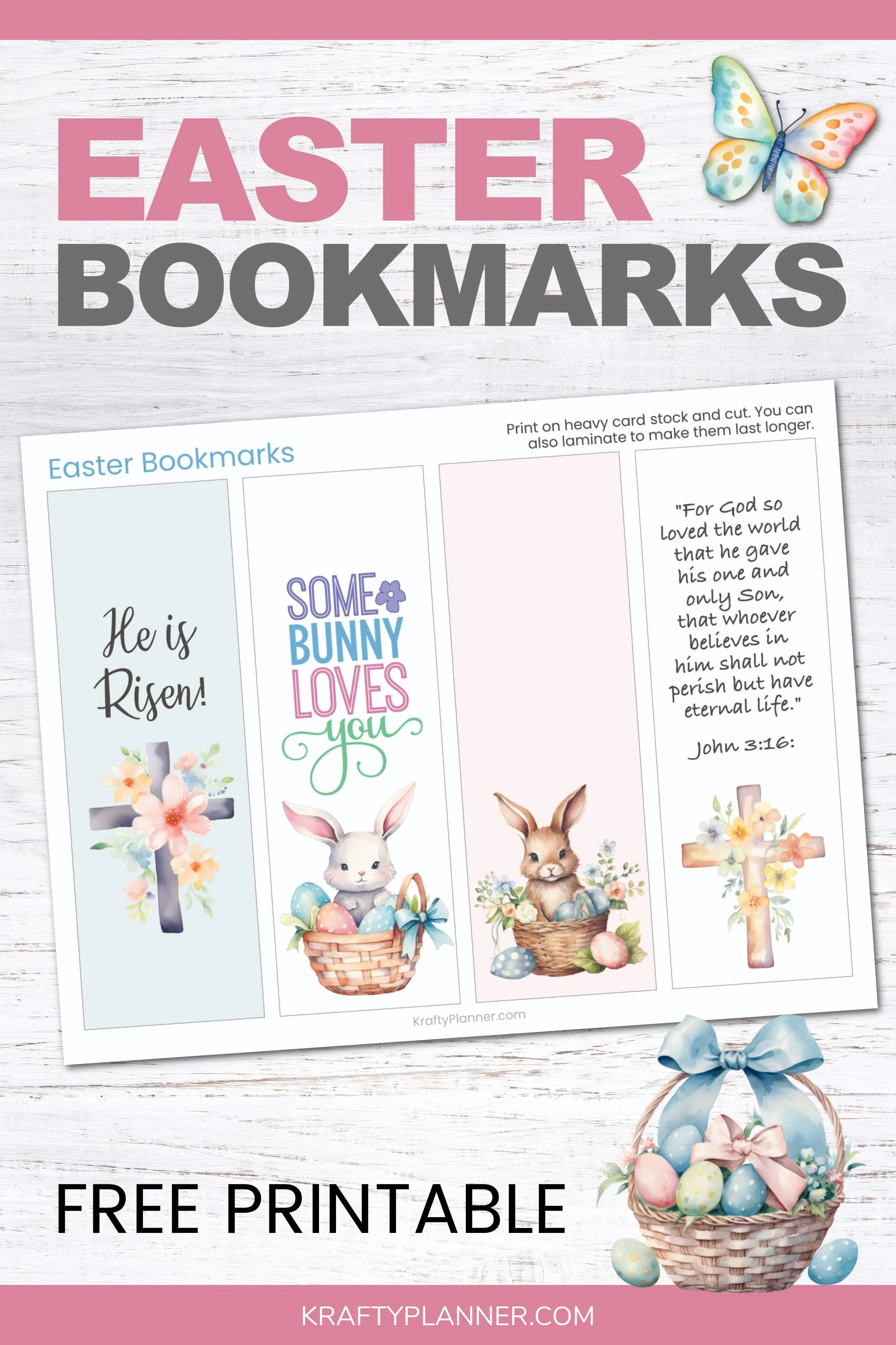 Spring Into Reading: Download Your Free Printable Easter Bookmarks ...