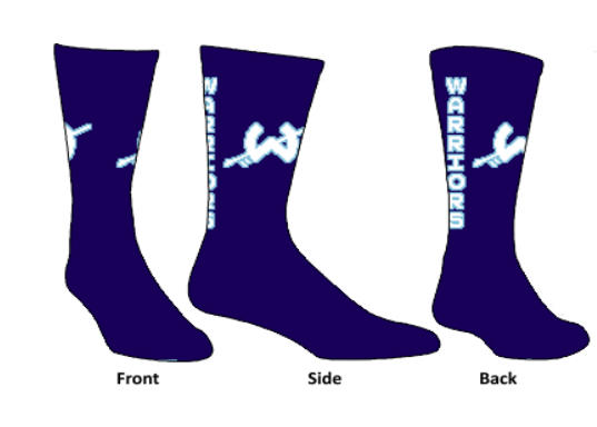Wilton Warriors Socks — HOMETOWN SPIRITWEAR