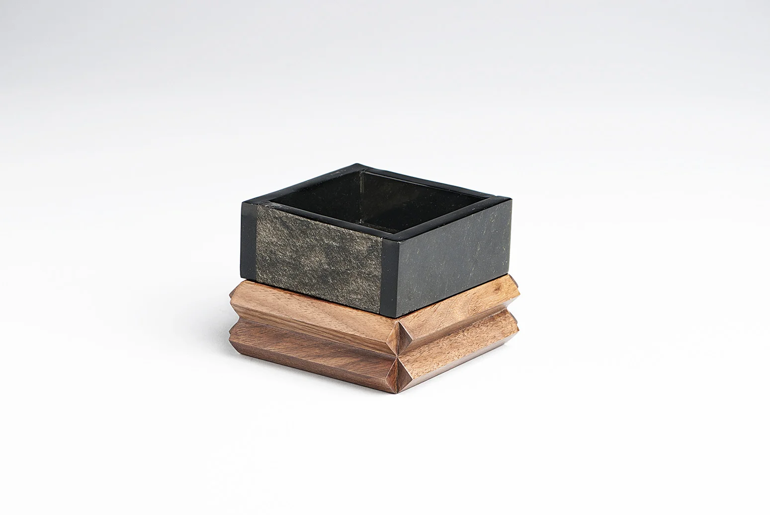 Obsidian desk accessory bowl and pencil tray — Marion Friedmann Gallery ...