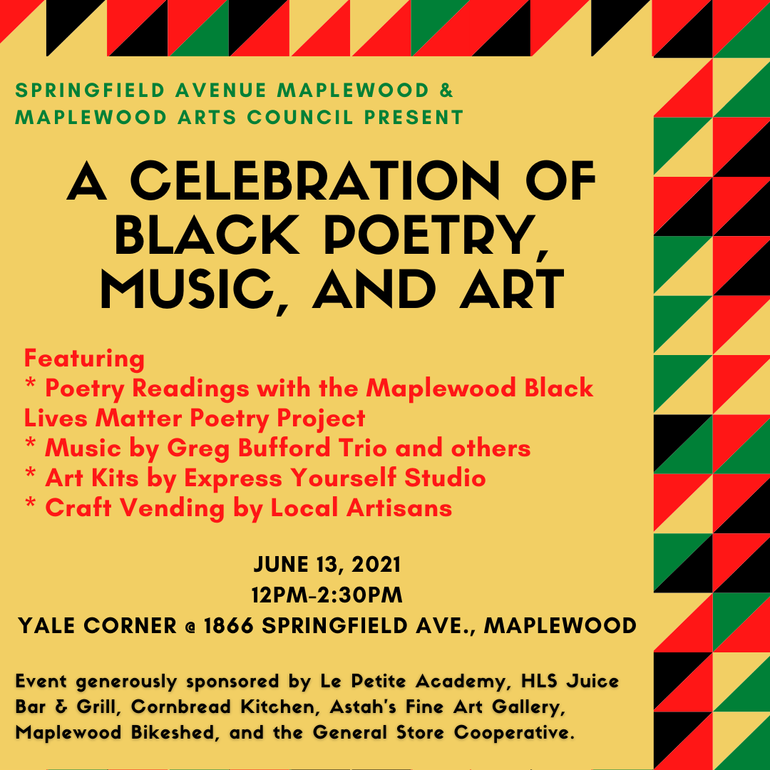A Celebration of Black Poetry, Music, and Art — Springfield Avenue ...