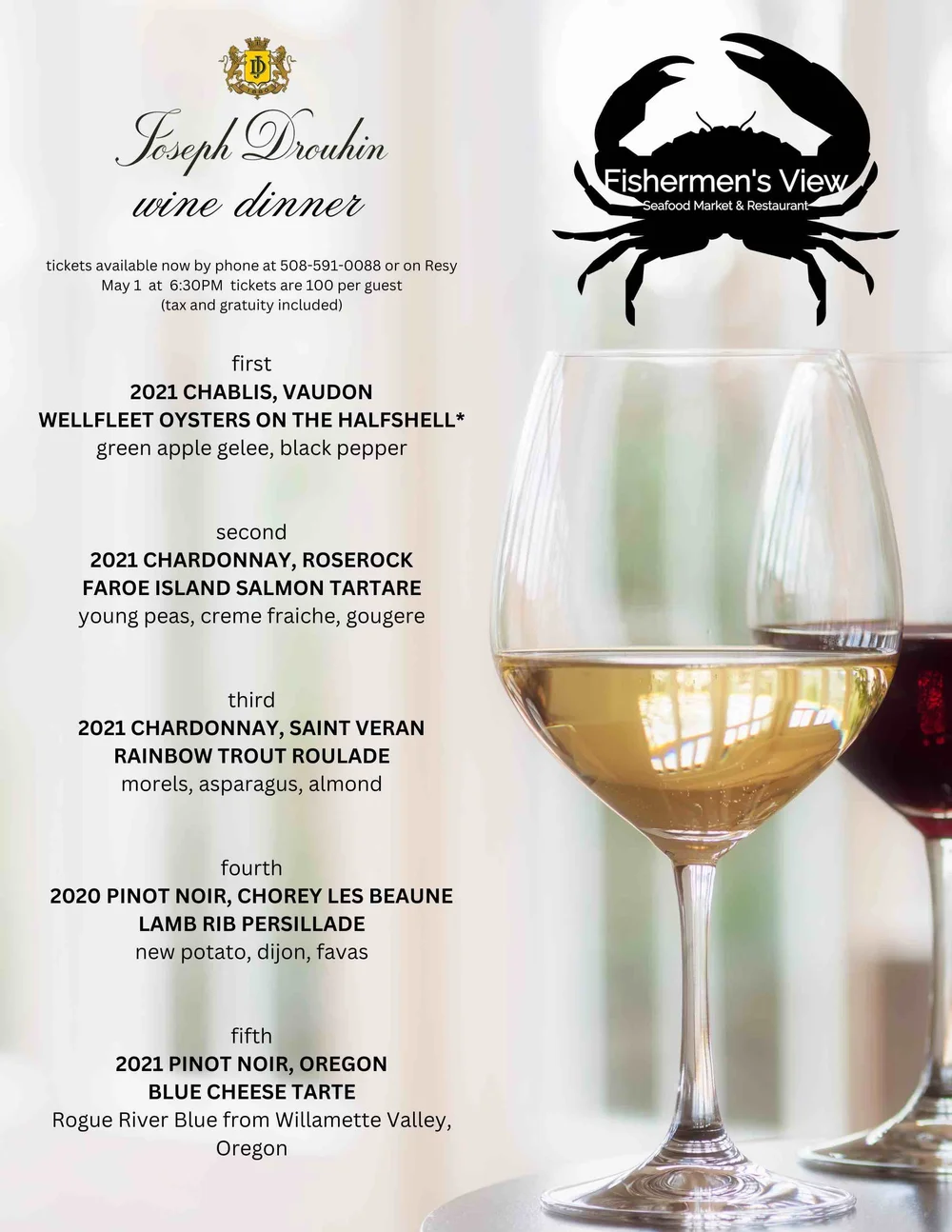 SAMPLE MENUS — FISHERMEN'S VIEW