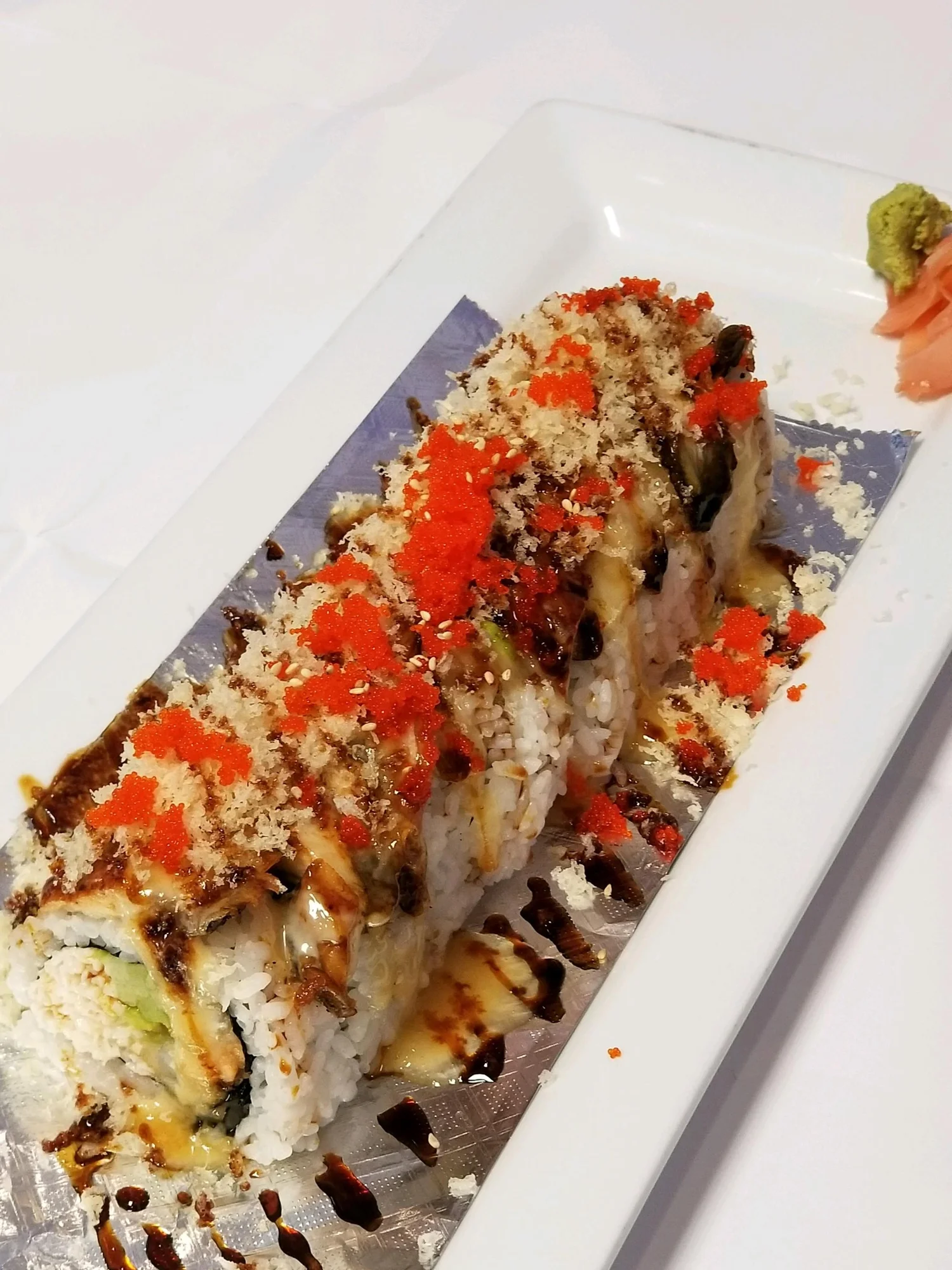 Crunchy Dragon Roll Sushi