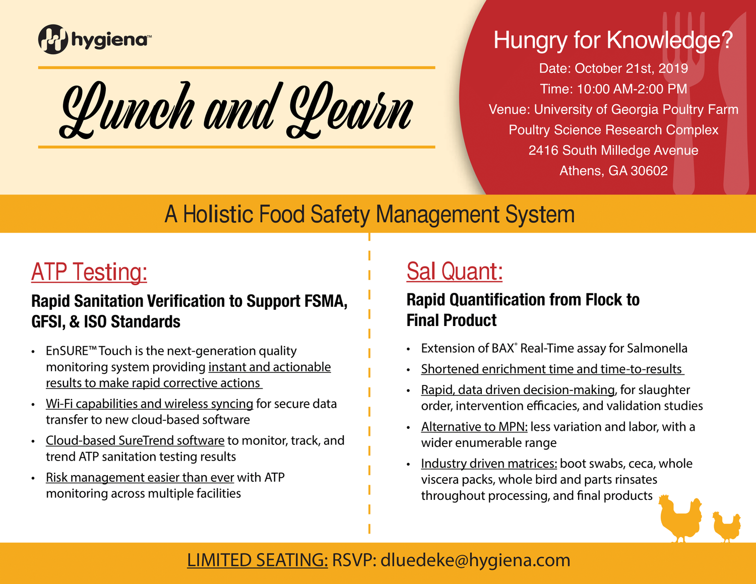 Educational Meetings — Georgia Association for Food Protection