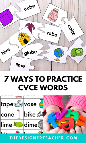 7 Ways to Practice CVCe Words — The Designer Teacher