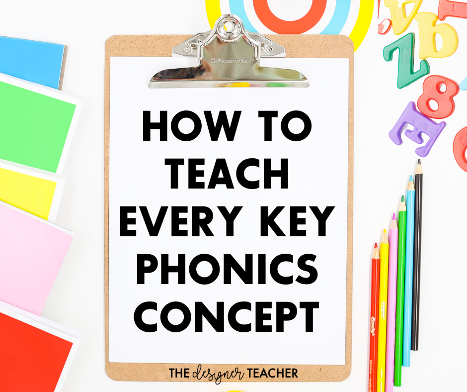 How to Teach Every Key Phonics Concept — The Designer Teacher
