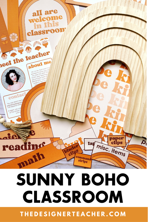Sunny Boho Classroom Theme — The Designer Teacher