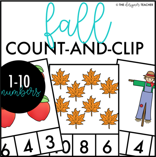 5 Fall Centers for Your Classroom — The Designer Teacher