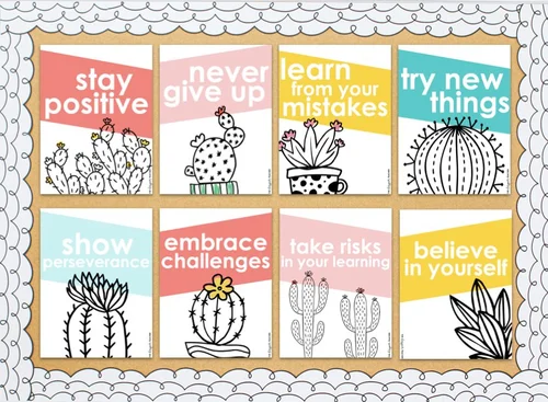 Cactus Theme Classroom Decor — The Designer Teacher