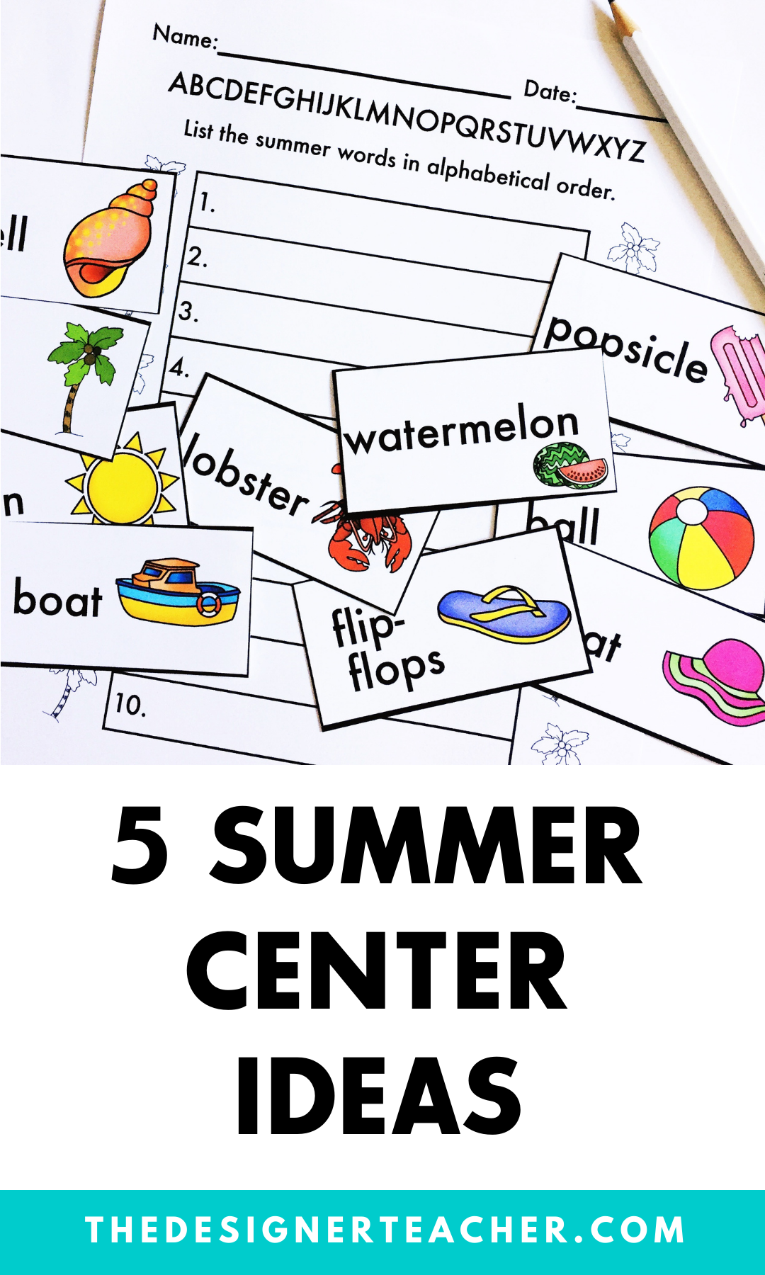 5 Summer Center Ideas for Your Elementary & Special Education Classroom ...