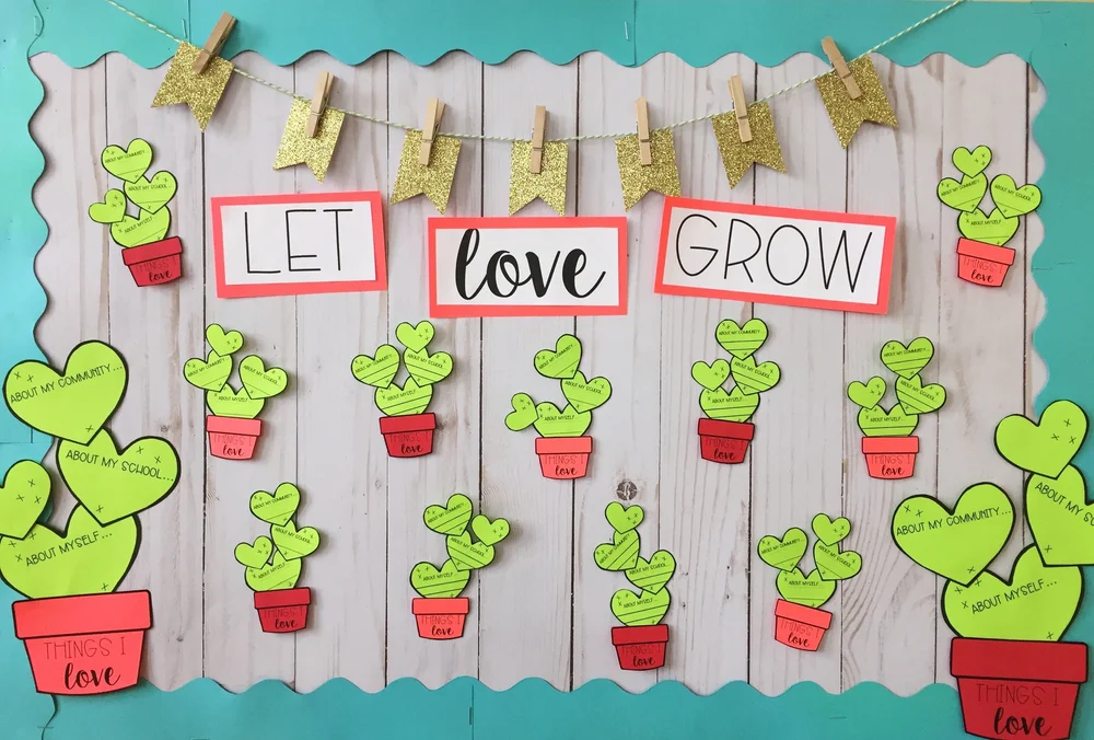 5 Valentine's Day Bulletin Board Ideas — The Designer Teacher