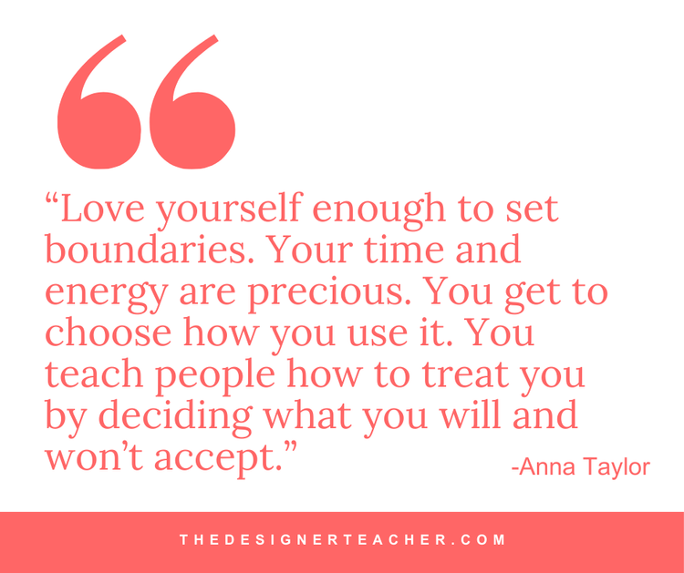 10 Teacher Self Care Quotes — The Designer Teacher